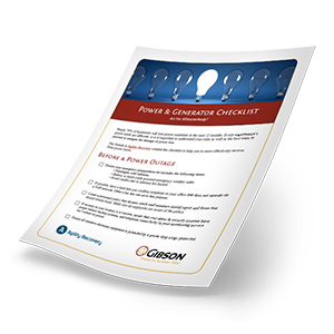 Power & Generator Checklist
