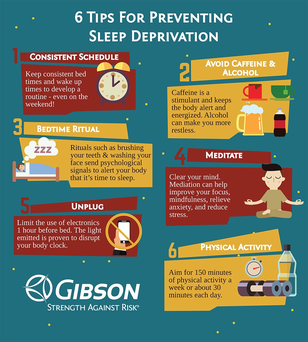 6 Tips For Preventing Sleep Deprivation